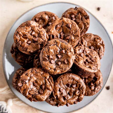 Fudgy Mini Brownie Bites Broken Oven Baking
