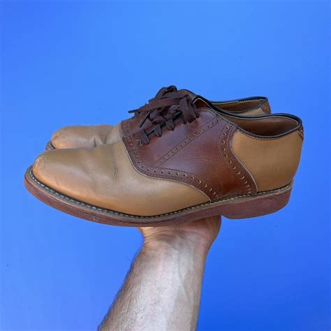 Two Tone Saddle Shoes Vintage From The 1970s Good Depop
