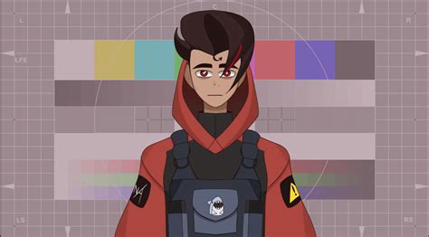 My Final Design Of My Vt Model My Friend Said The Curl On The Forehead