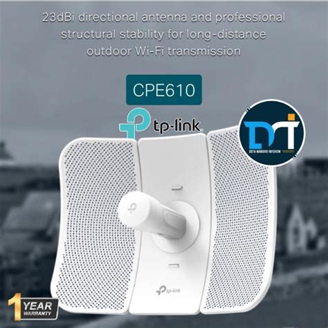 Promo Tp Link Cpe610 5ghz 300mbps 23dbi Outdoor Cpe Cicil 0 3x