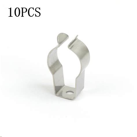 10 Pcs Spring Terry Clips Open Type Spring Steel Tool Clips Heavy Duty