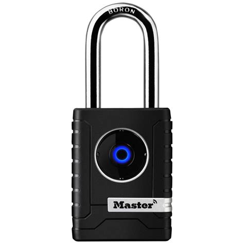 Masterlock Bluetooth Outdoor Padlock Black Officeworks