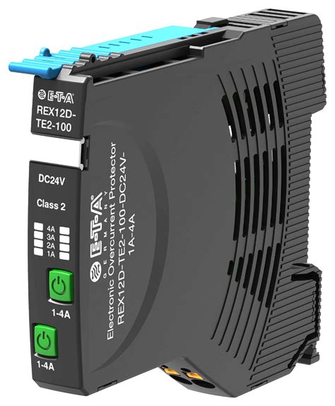 Rex12d Te2 100 Dc24v 1a 4a Cl2 Eta Electronic Circuit Breaker 2 Ch 1a
