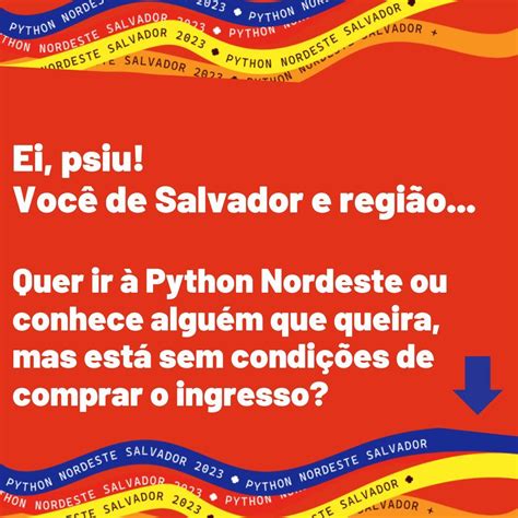Alô Comunidade 🐍 Python Nordeste