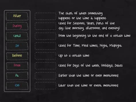 When To Use Prepositions Explained Match Up