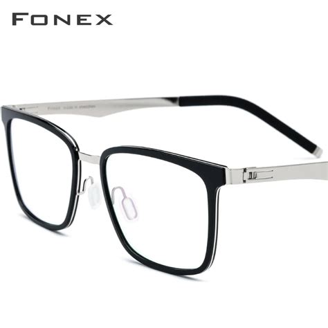 FONEX TR90 очки Мужские квадратные оправы для очков женские оптические ...