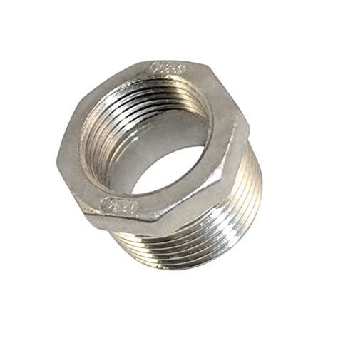 1 Male X 34 Female Thread Reducer Bushing Pipe Fitting