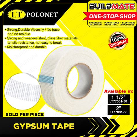 Polonet Gypsum Tape For Drywall Ceiling Walling Board Joint 1 1 2 2