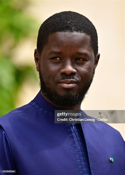 Senegals President Bassirou Diomaye Faye As They Meet On June 20