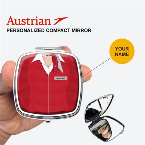 Austrian Cabin Crew Compact Mirror Cabin Crew Shop