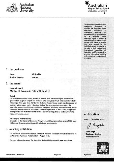 Academic Transcript Monash University Pdf