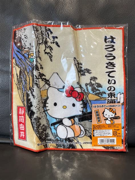 日本製hello Kitty靜岡由井限定抗菌防臭加工毛巾 傢俬＆家居 床具浴巾 Carousell