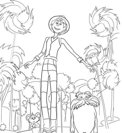 Lorax Coloring Pages