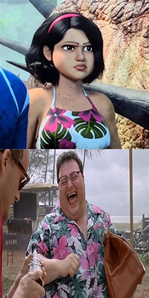 Sammy Doesnt Like Dennis Nedry By Gojirafan1994 On Deviantart