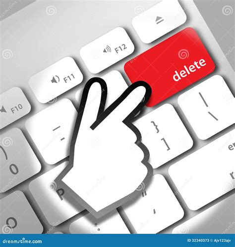 Delete Computer Key Stock Illustration Illustration Of World