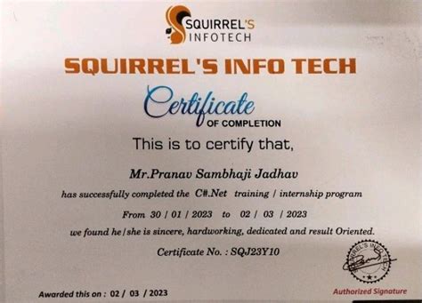 Pranav Jadhav On Linkedin Csharp Dotnet Internshipjourney