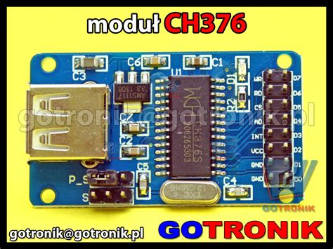 Moduł Usb Z Układem Ch376s