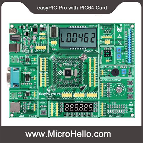 easypic pro pic development board for dspic pic24 pic32 mcus