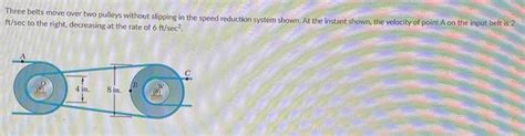 Solved Determine At This Instant The Angular Velocity Of
