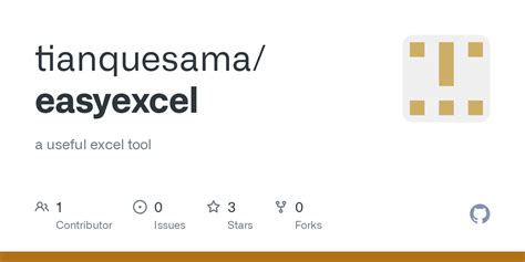 GitHub Tianquesama Easyexcel A Useful Excel Tool