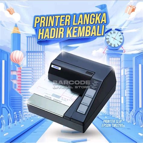 Jual Printer Bekas Pakai Preloved Printer Dot Matrix Epson Tm U95 Shopee Indonesia