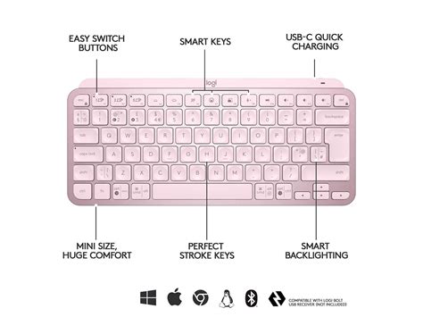 Logitech MX Keys Mini Minimalist Wireless Illuminated Keyboard Tech Co Za
