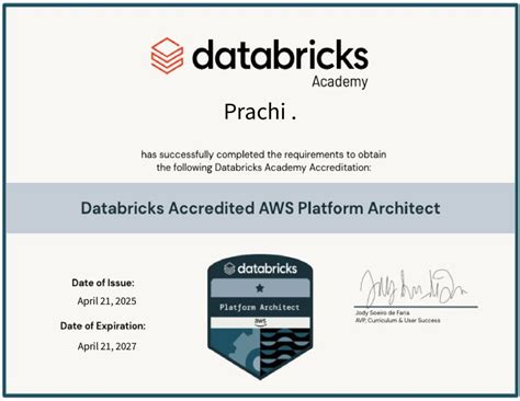 Databricks Aws Cloudcomputing Dataengineering Platformarchitect