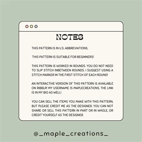 Free Mini Ghost Pattern