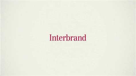 Interbrands Brand Valuation Methodology By Interbrand Social Media