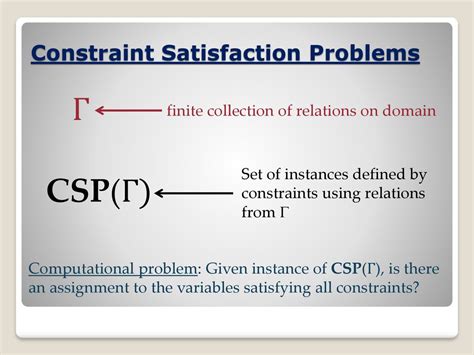 Testing Assignments Of Boolean Csps Ppt Download