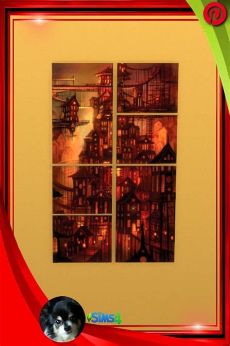 Recondite Recolors Broken Bits Gaming Wall Art Recolor Free Sims