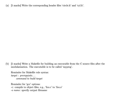 Solved 3 Olivia Wishes To Modularize The Following C File