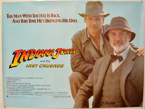 Indiana Jones And The Last Crusade” Original Quad Poster Film Poste Pastposters