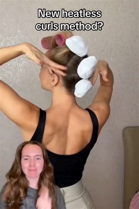 New Heatless Curls Method Video Heatless Curls Heatless Hairstyles Hair Styles