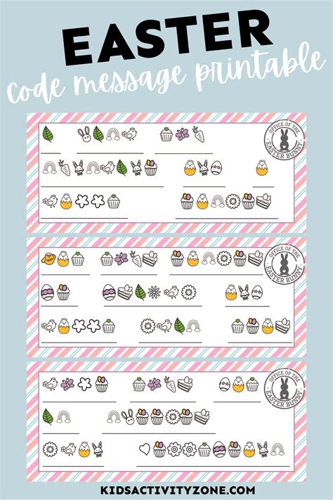 Easter Crack The Code Worksheets Lyana Worksheets