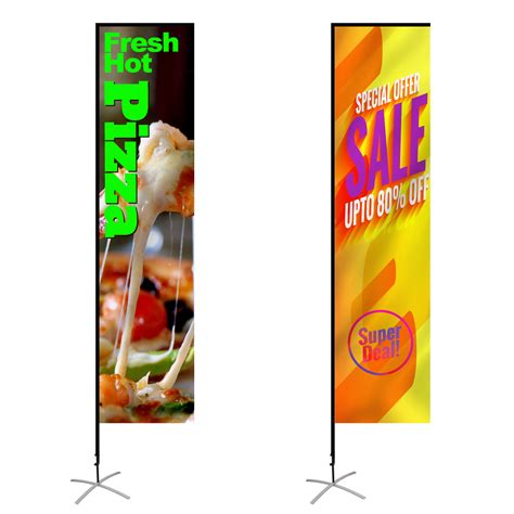 Custom Rectangle Feather Flag Free Shipping In Usa Anley Flags