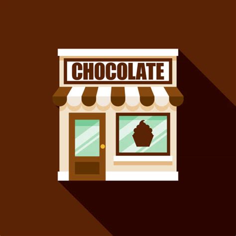20 700 Chocolate Store Stock Illustrations Royalty Free Vector