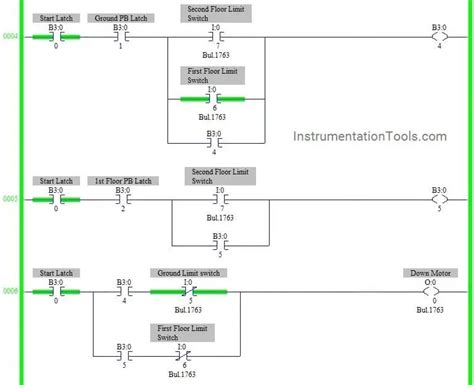 Relay Logic Elevator Circuit Diagram