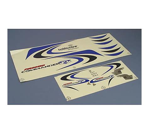 Buy Hobbyzone Standard Decal Sheet Firebird Commander 2 Online At Low