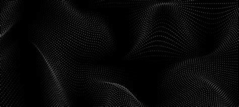 Premium Vector Flowing Dots Particles Wave Pattern White Light Isolated On Black Background