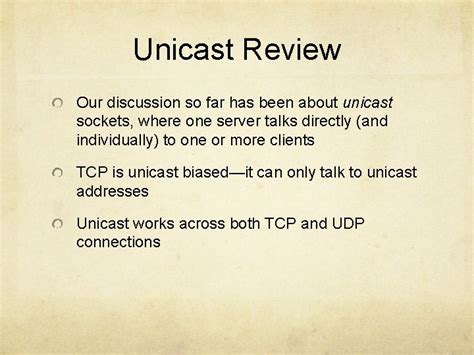 Lecture Class 3 Advanced Socket Programming Broadcast Multicast
