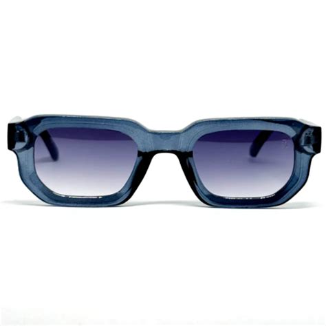 Óculos De Sol RetrÔ Domus Azul Clear Califa Brand