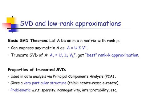 ppt cur matrix decompositions for improved data analysis powerpoint