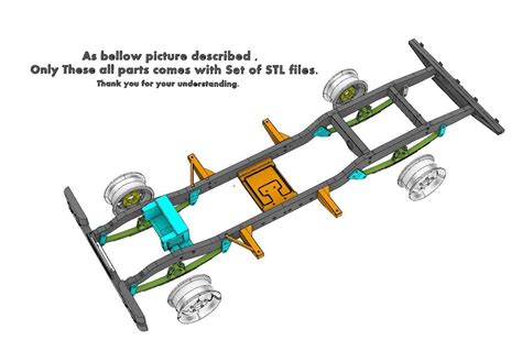 🧸 Classsis Rc Leaf Spring Chassis 110 Ideal For Land Rover Series 3