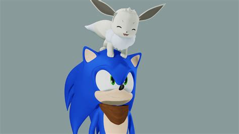 Boom Sonic And His Shiny Eevee By Projectsonicandeevee On Deviantart