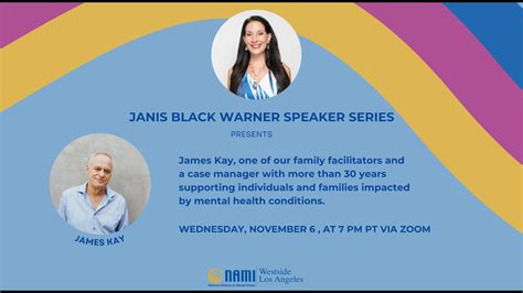 Highlights From The Janis Black Warner Speaker Series Ft Dr James Kay Nami Westside La Youtube