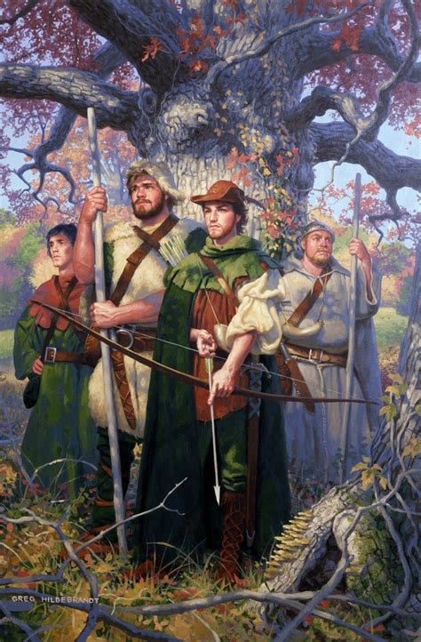 Wall Art Classics Print Robin And The Men Of Sherwood Robin Hood