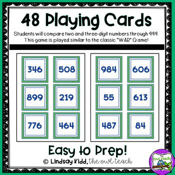 Comparing 3 Digit Numbers By The Owl Teach TPT