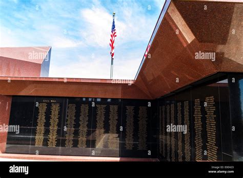 The Medal Of Honor Memorial At The Riverside National Cemetery In