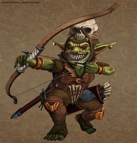 Female Goblin Archer Fighter Ranger Goblin Art Warhammer Fantasy